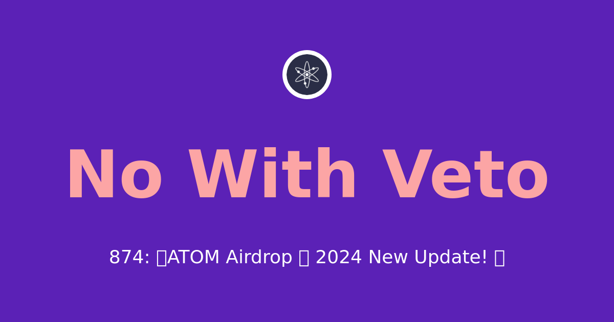 CosmosHub: 💎ATOM Airdrop 2024 New Update! ⭐ | Polkachu