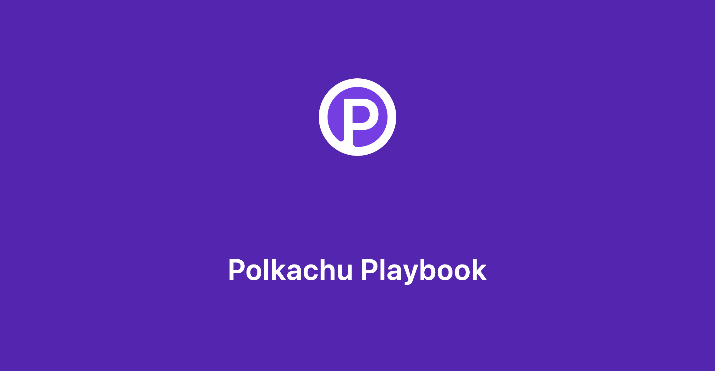 Polkachu Playbook | Polkachu